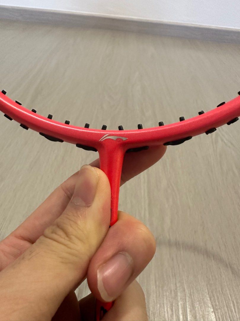 Li-ning BladeX 800 Red 4UG5 Badminton Racket, Sports Equipment, Sports ...