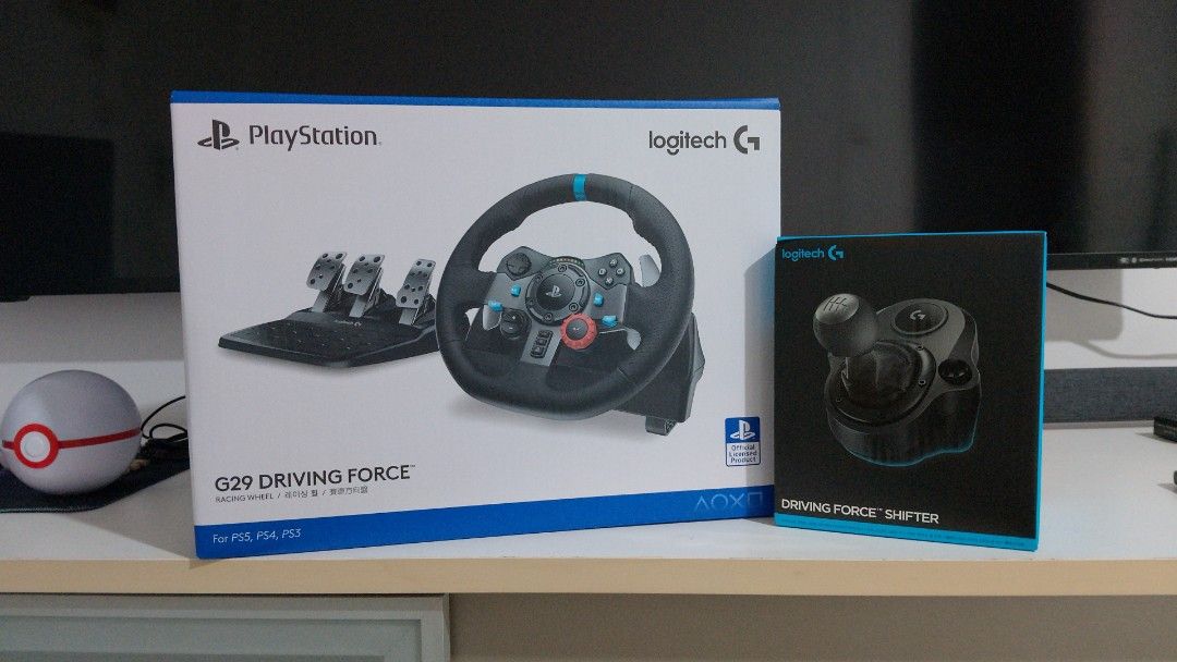 Logitech G29 Steering Wheel + Driving Force Shifter For PS3/PS4/PS5 ...