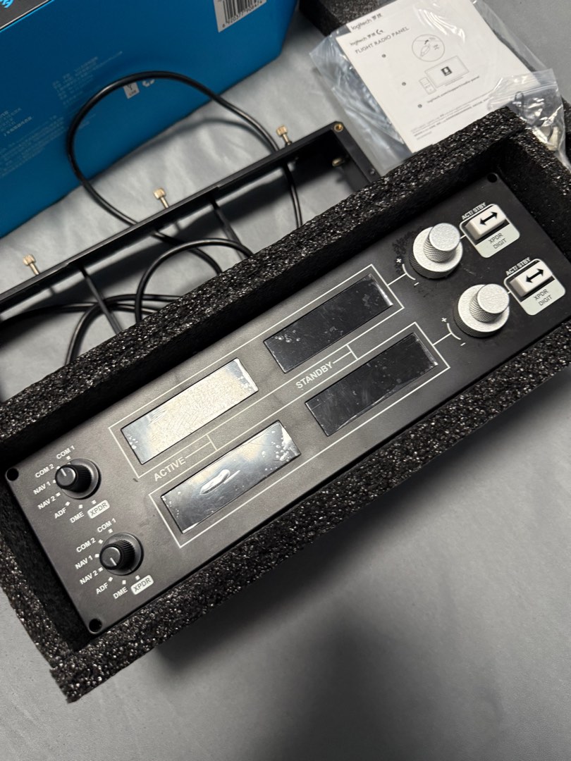 Logitech G Flight Simulator Radio Panel, Video Gaming, Gaming ...