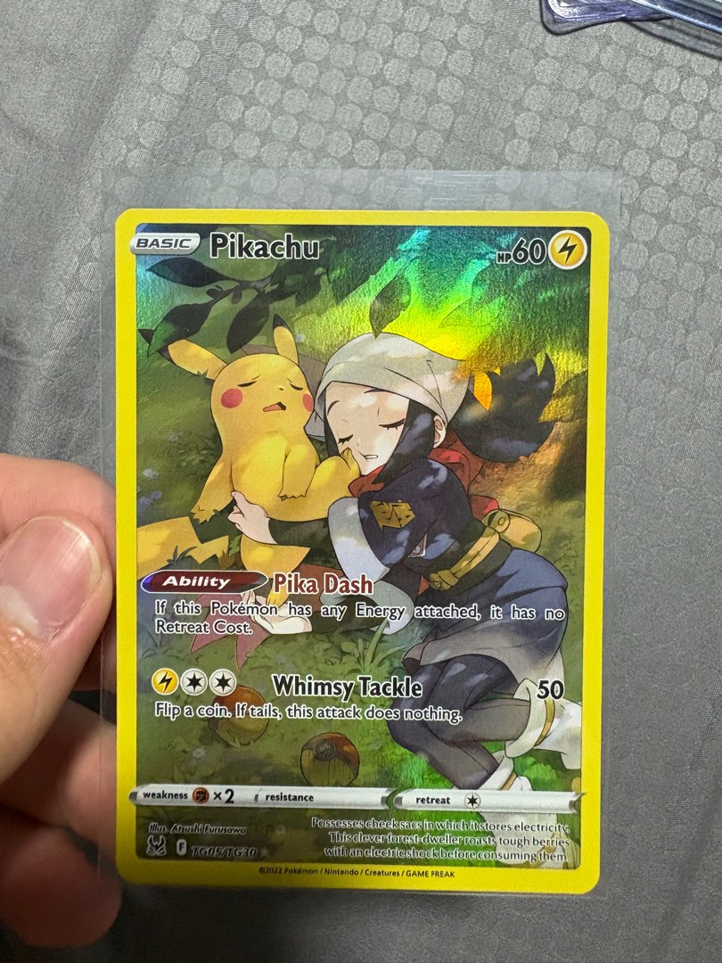 Lost Origin Pikachu Trainer Gallery Card, Hobbies & Toys, Toys & Games ...