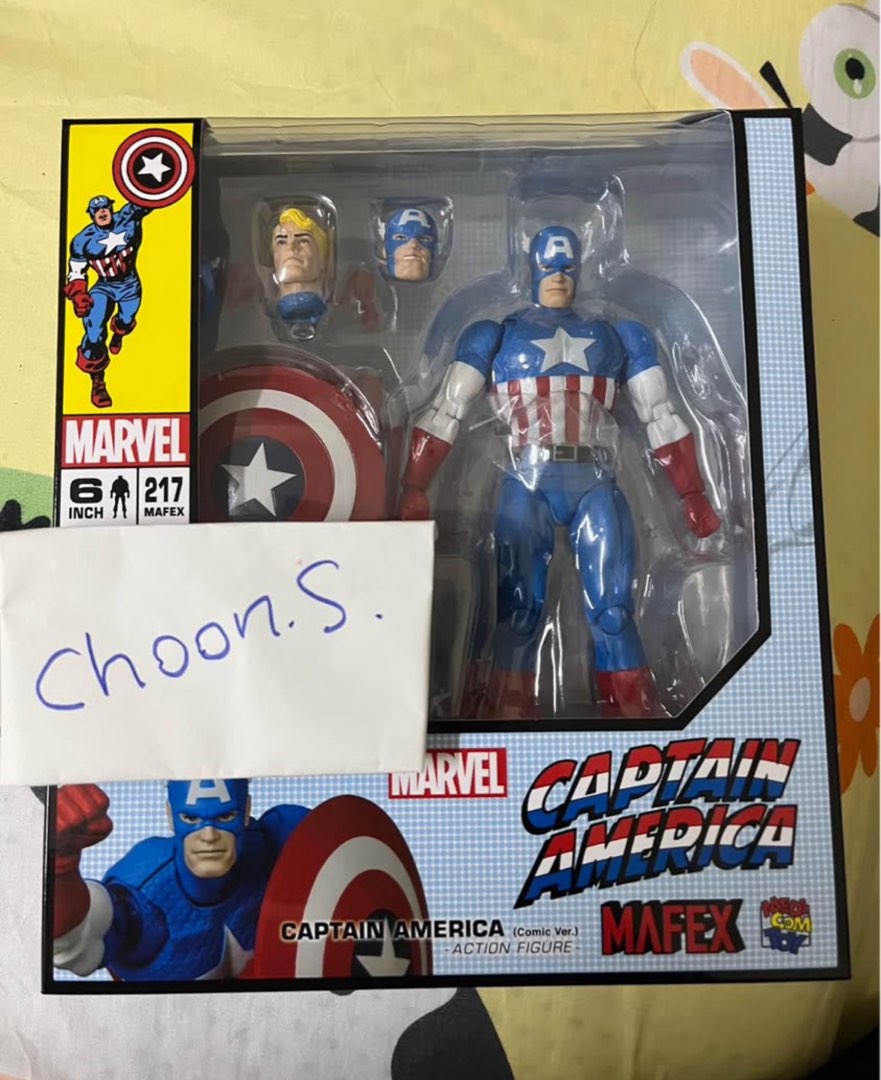 Mafex 217 captain America comic ver., Hobbies & Toys, Toys & Games on ...