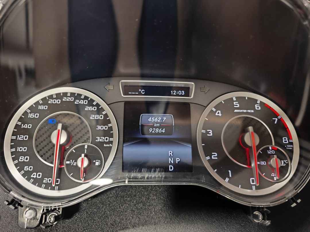 Mercedes Benz A45 AMG Pre Facelift Cluster Speedometer A180 A200 CLA180 ...