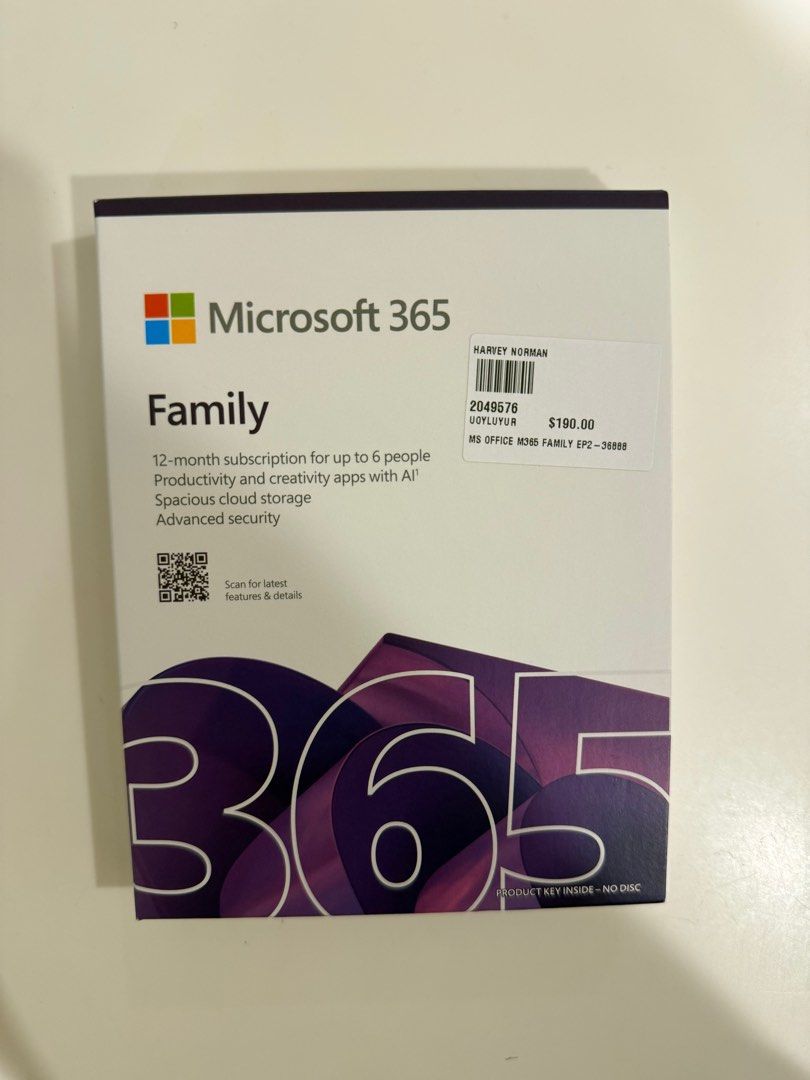 Microsoft 365 Family - 12-Month Subscription, Computers & Tech, Parts ...