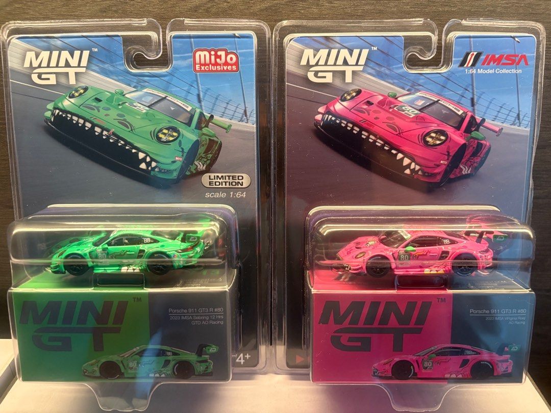 Mini GT Porsche 911 GT3 R #80 Rexy and Roxy, Hobbies & Toys, Toys ...