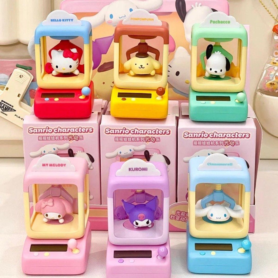 Miniso x Sanrio Characters Claw Machine Solar Panel Blind Box, Hobbies ...