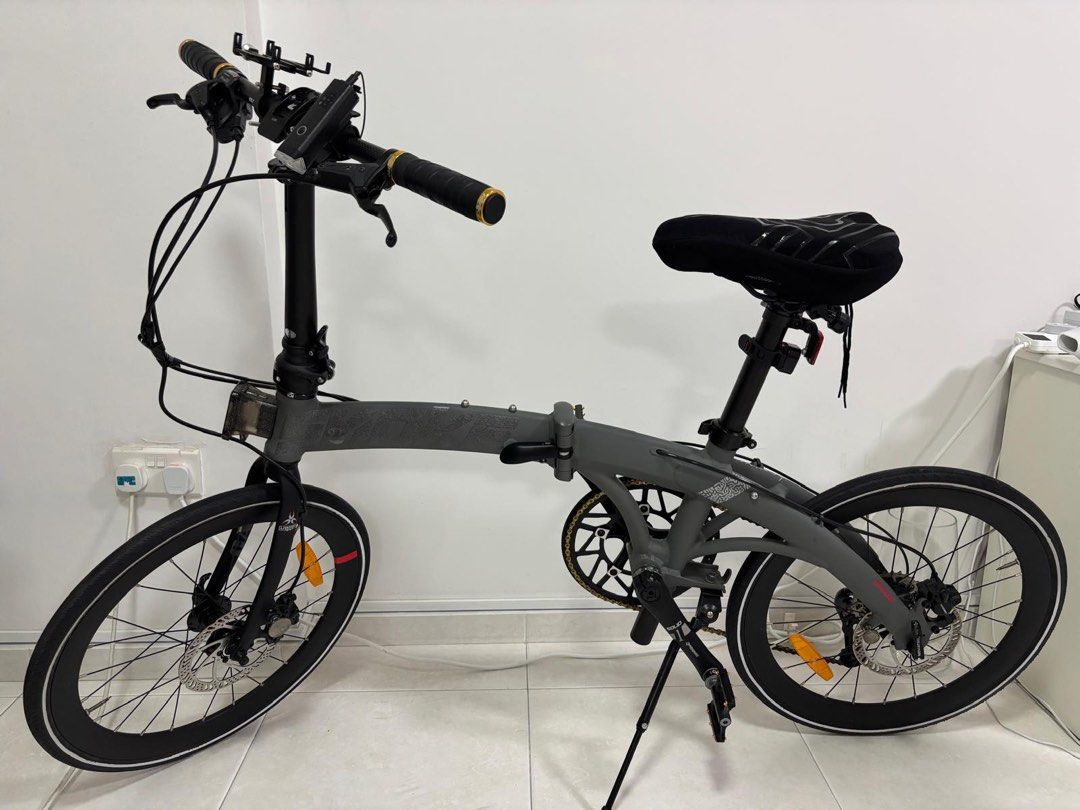 Mobot camp / Chamelon Folding Bike - Grey, Sports Equipment, Bicycles ...