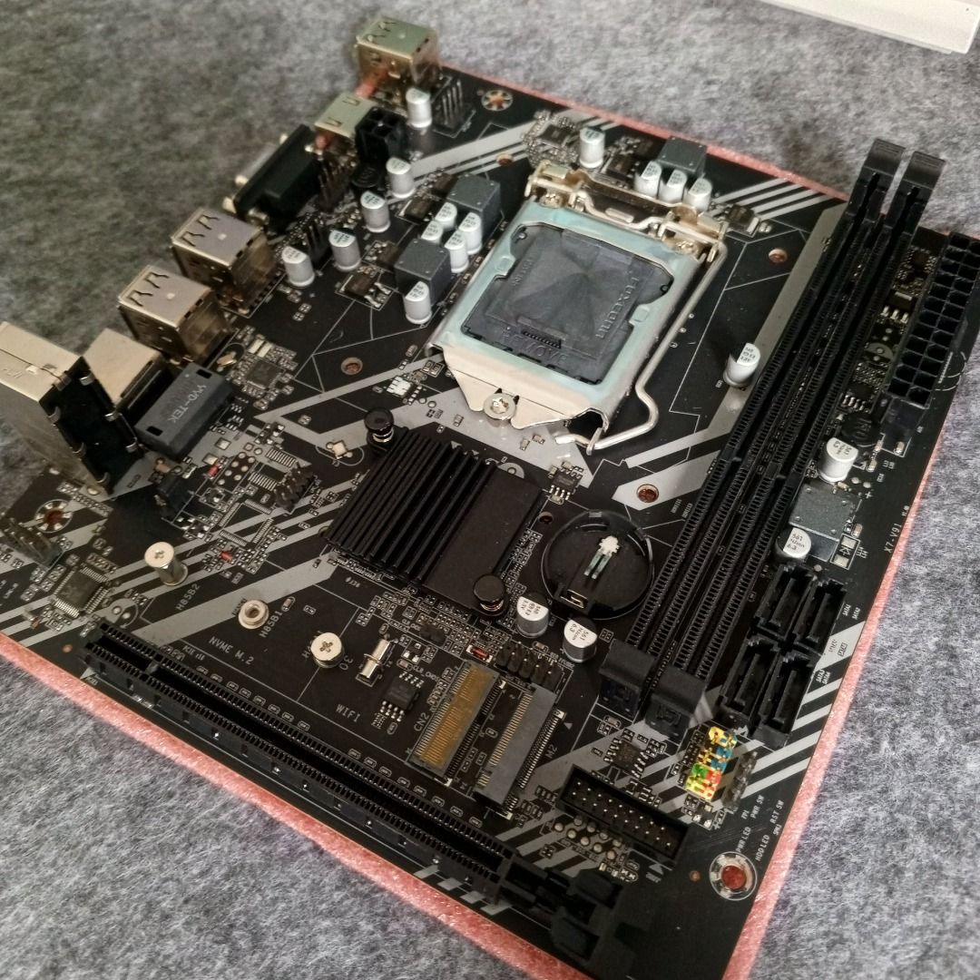 MUCAI H61 Motherboard LGA 1155 Kit Compatible With Intel Core CPUs 2nd And 3rd Generations ...