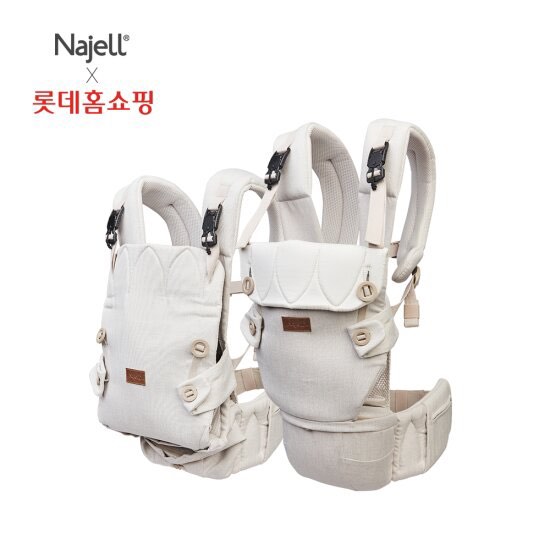 Preloved Najell Original M Shape SSC+Hipseat Magnetic Baby Carrier 3in1 ...