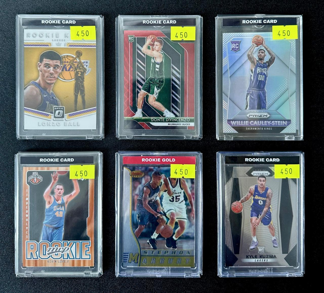 NBA Rookie RC Lonzo Ball Donte Divincenzo Willie Cauley-Stein Kevin ...