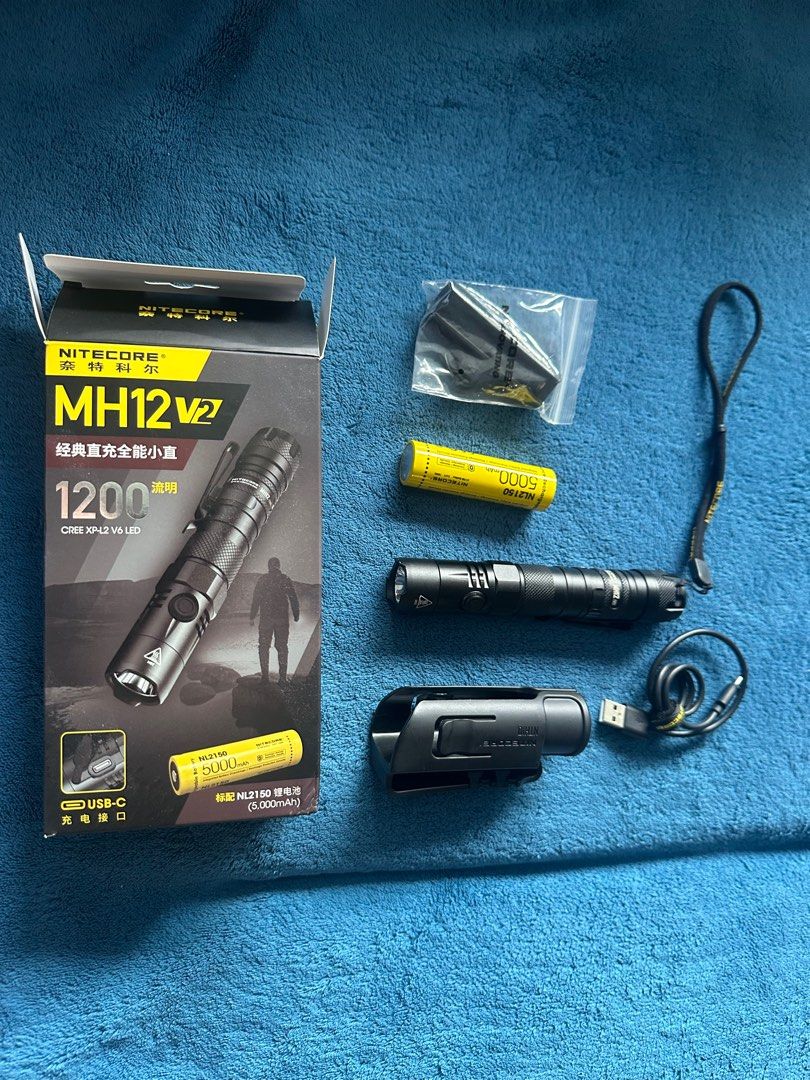 Nitecore MH12 V2 Torchlight, Sports Equipment, Hiking & Camping on ...