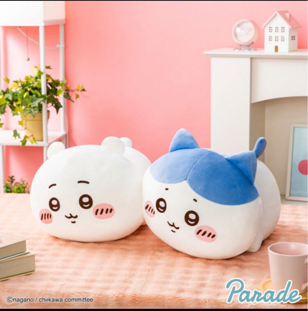 PARADE Chiikawa Soft Mochi Nesoberi Lay Down Stuffed Plush Toys Chiikawa Plush Hachiware Japan ...