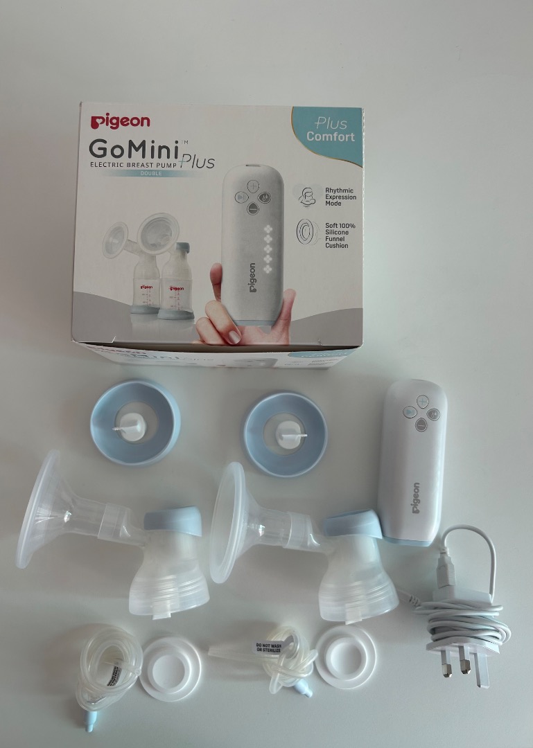 Pigeon GoMini Plus Electric Breast Pump Double, Babies & Kids, Nursing ...
