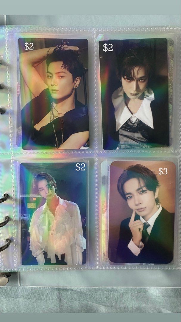 pls check desc ! -assorted enhypen enha pc photocards jungwoon heeseung ...