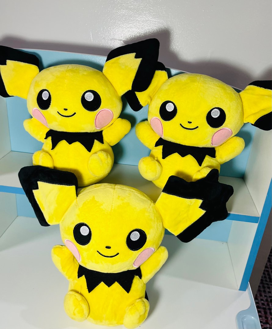 pokemon Pichu plushie, Hobbies & Toys, Memorabilia & Collectibles, Fan ...