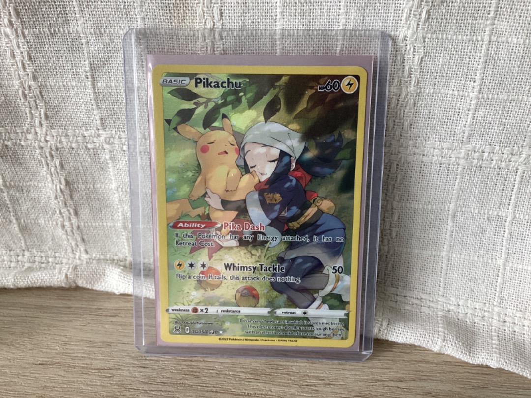 Pokemon TCG - Pikachu Trainer Gallery Card #tg05, Hobbies & Toys, Toys ...