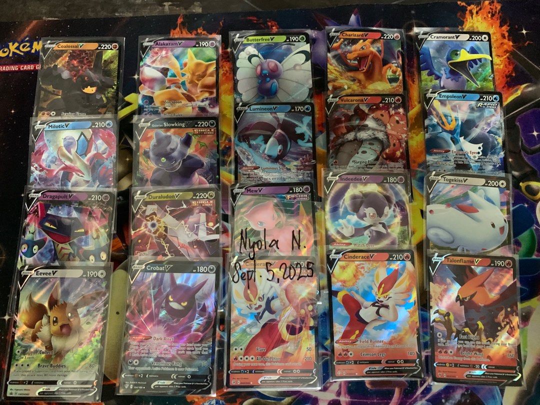 Pokemon TCG: Regular V lot, Hobbies & Toys, Toys & Games on Carousell