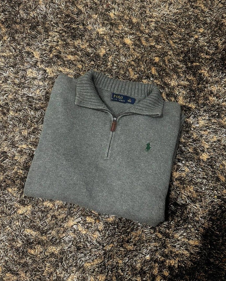 Polo Rl Half Zipper Knitwear ( nike adidas carhart stussy ) (boleh nego ...