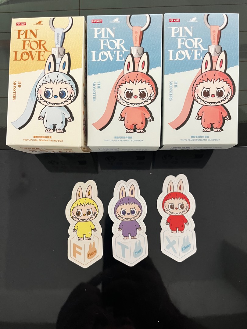 Popmart labubu Pin for Love, Hobbies & Toys, Toys & Games on Carousell