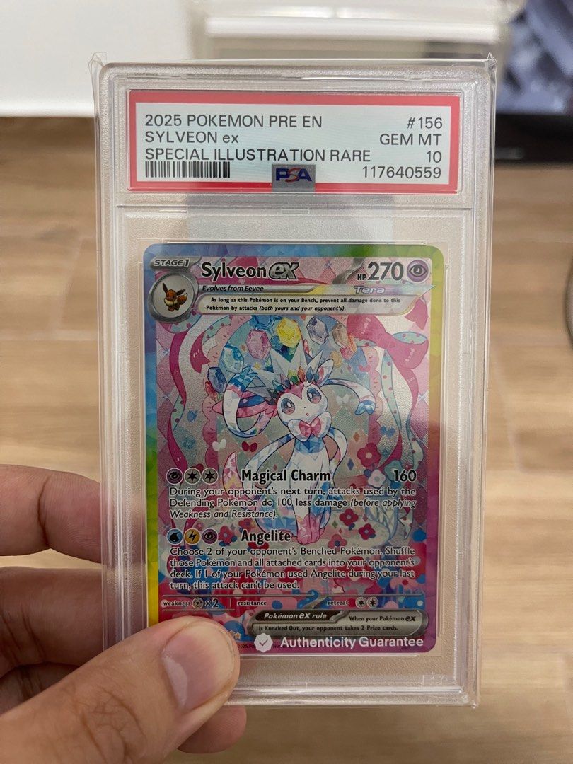 [PSA 10] Sylveon ex SIR #156 - 2025 Pokemon SV Prismatic Evolutions ...