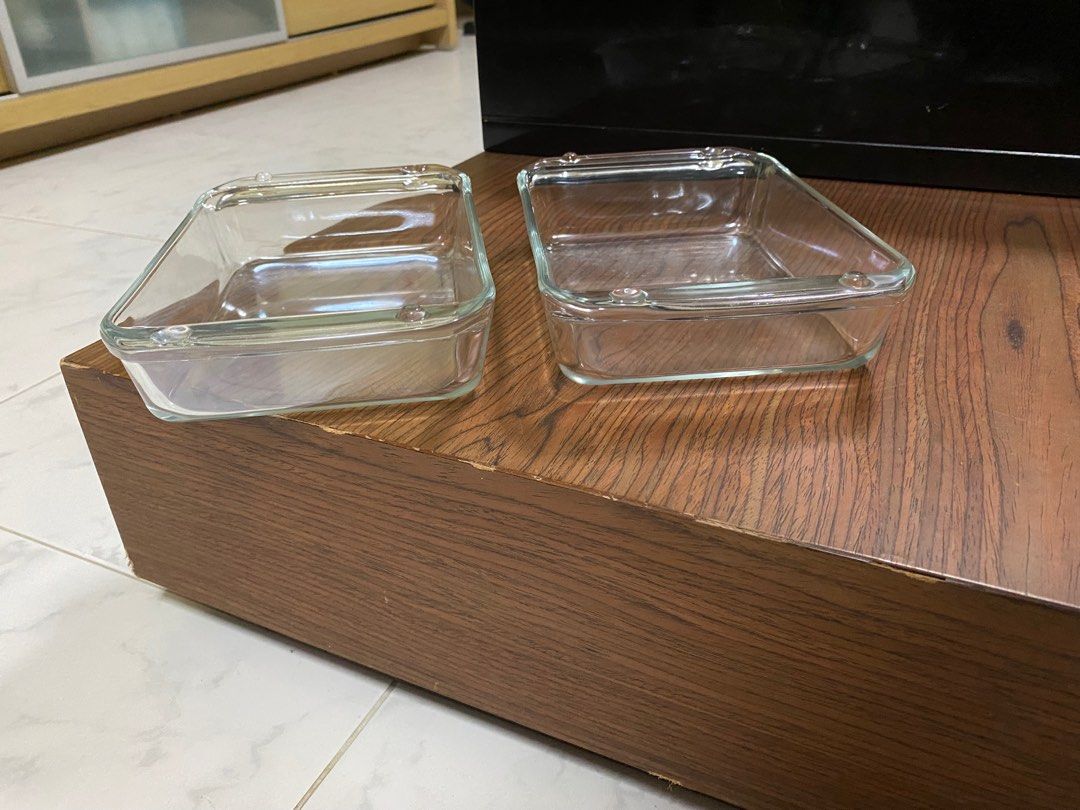 Pyrex Glass Baking Dishes - Set of 2, Furniture & Home Living ...