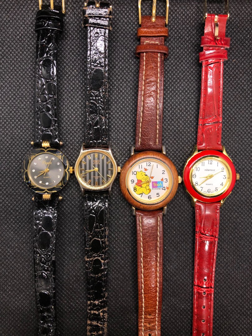 Q&Q / Papini / Pooh Disney / Vitaroso Quartz Ladies Japan Watch, Women ...