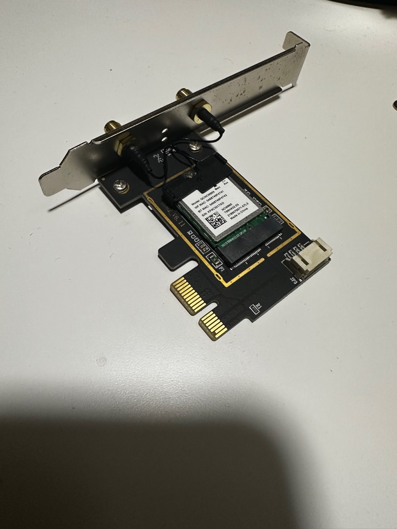 Qualcomm NCM865 PCI-e WiFi 7 Expansion Card BT5.4 (Works with AMD and ...