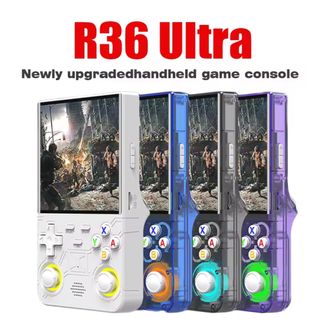 R36 Ultra Max Retro Handheld Video Game Console, Video Gaming, Video ...