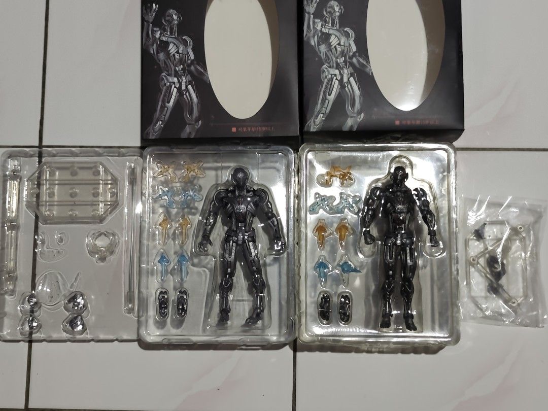 KO revoltech marvel Ultron / symbiote black suit spiderman, Hobbies ...