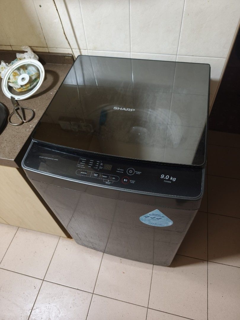 Sharp 9.0kg Top Load Washing Machine, TV & Home Appliances, Washing ...