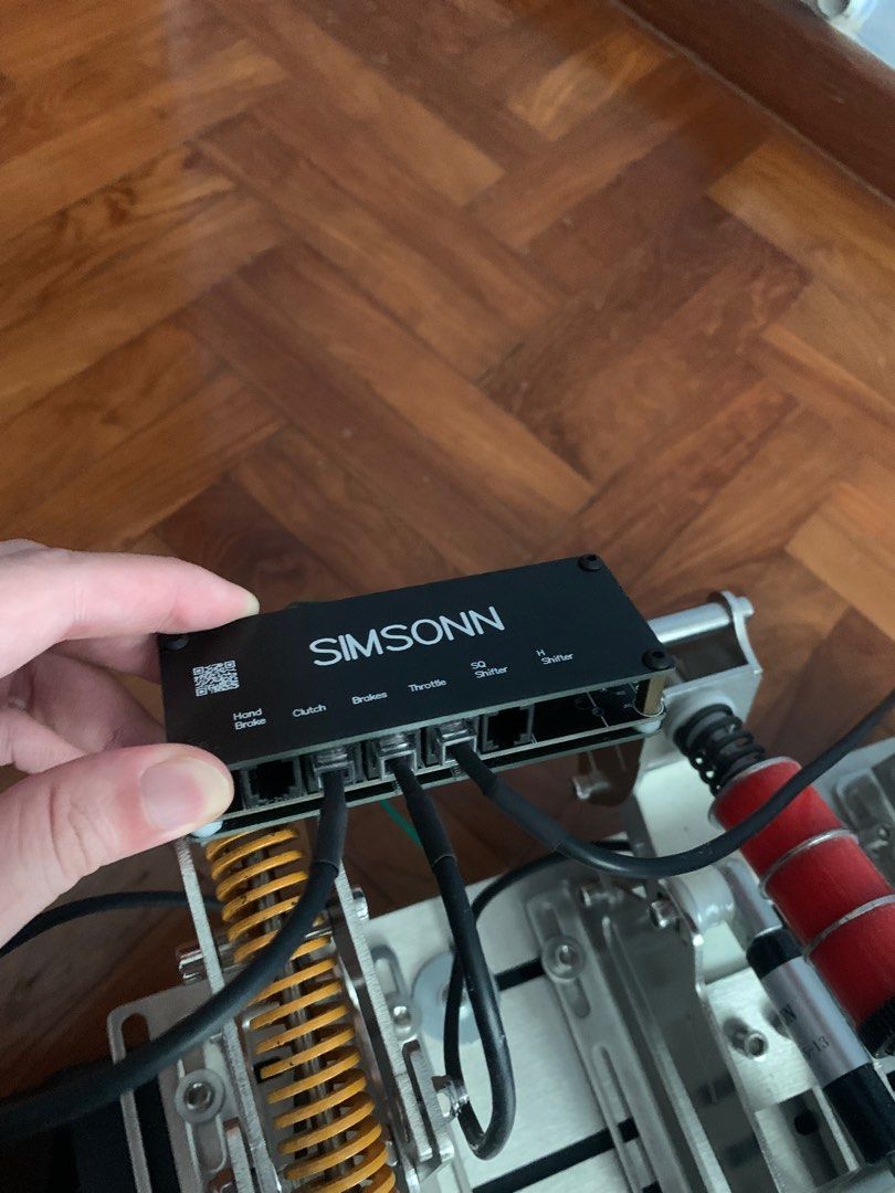 Simsonn Pro Racing Pedals 200kg LoadCell, Video Gaming, Gaming ...