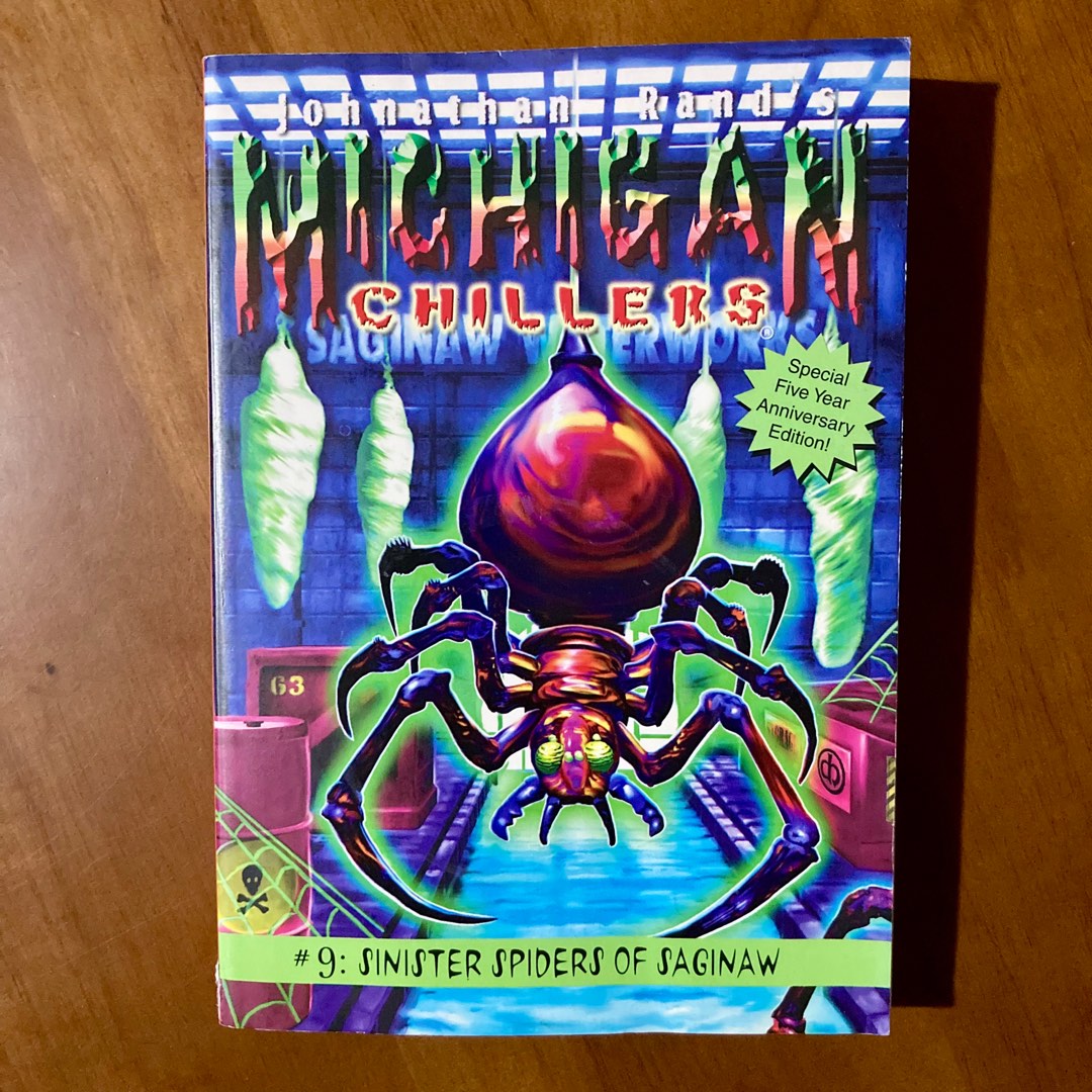 Sinister Spiders of Saginaw by Jonathan Rand (Michigan Chillers #9 ...