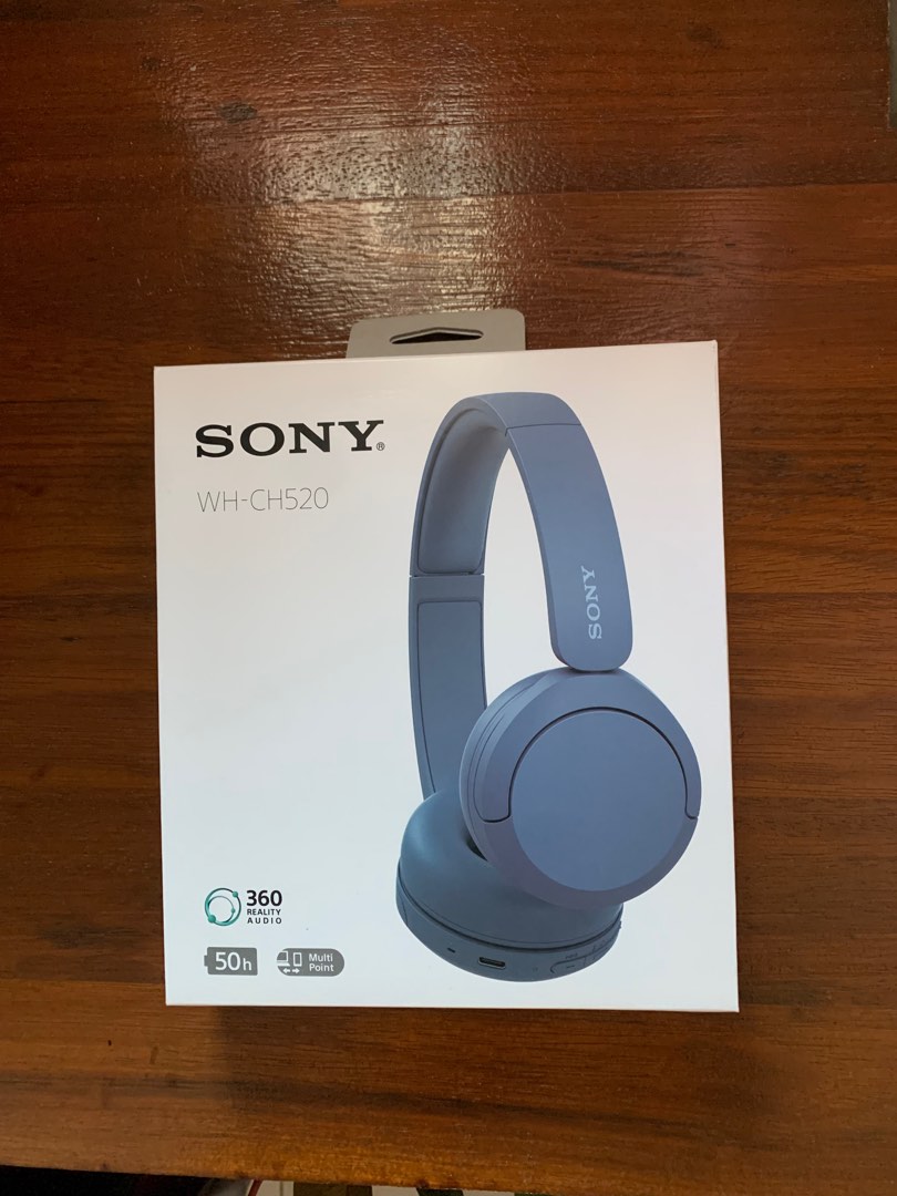 Sony WH-CH520 wireless headphone(blue), Audio, Headphones & Headsets on ...