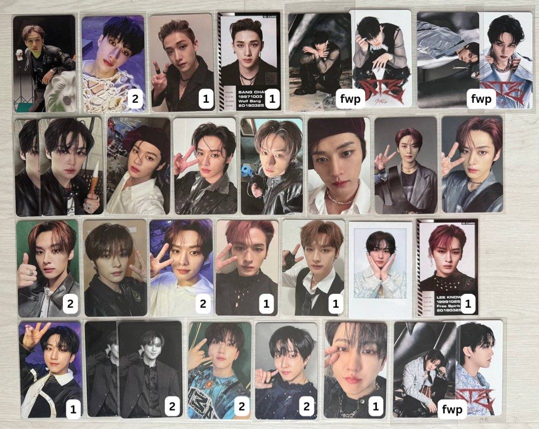 STRAY KIDS SKZ assorted album pcs and pobs, Hobbies & Toys, Memorabilia ...