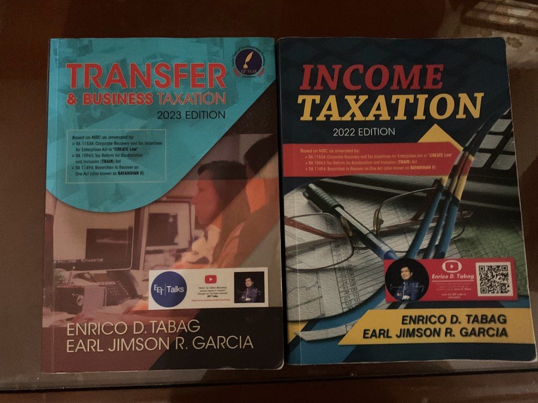 Tabag Taxation Books Set, Hobbies & Toys, Books & Magazines, Textbooks ...