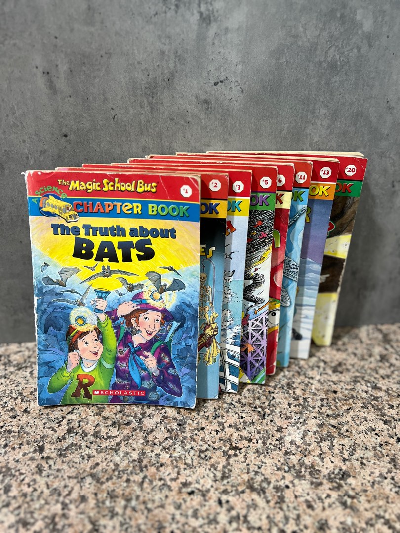 The Magic School Bus Chapter Books - Books 1,2,3,5,6,11,13,20, Hobbies ...