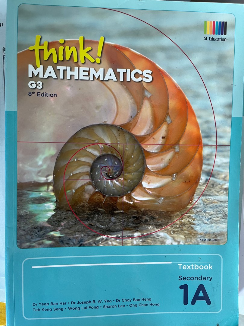 Think! Mathematics Textbook Secondary 1A/1B, Hobbies & Toys, Books ...
