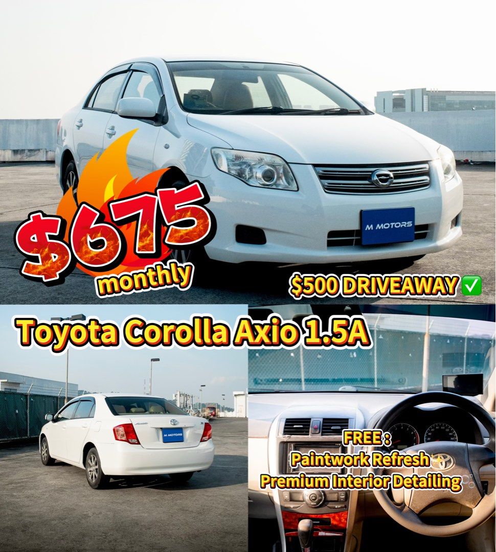 Toyota Corolla Axio 1.5A Auto, Cars, Used Cars on Carousell
