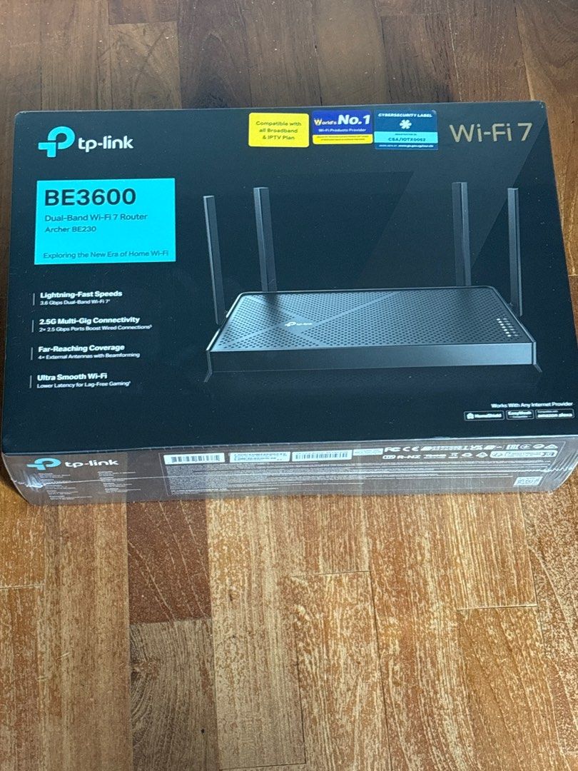 TP-Link BE3600 Dual-Band Wi-Fi 7 Router, Computers & Tech, Parts ...