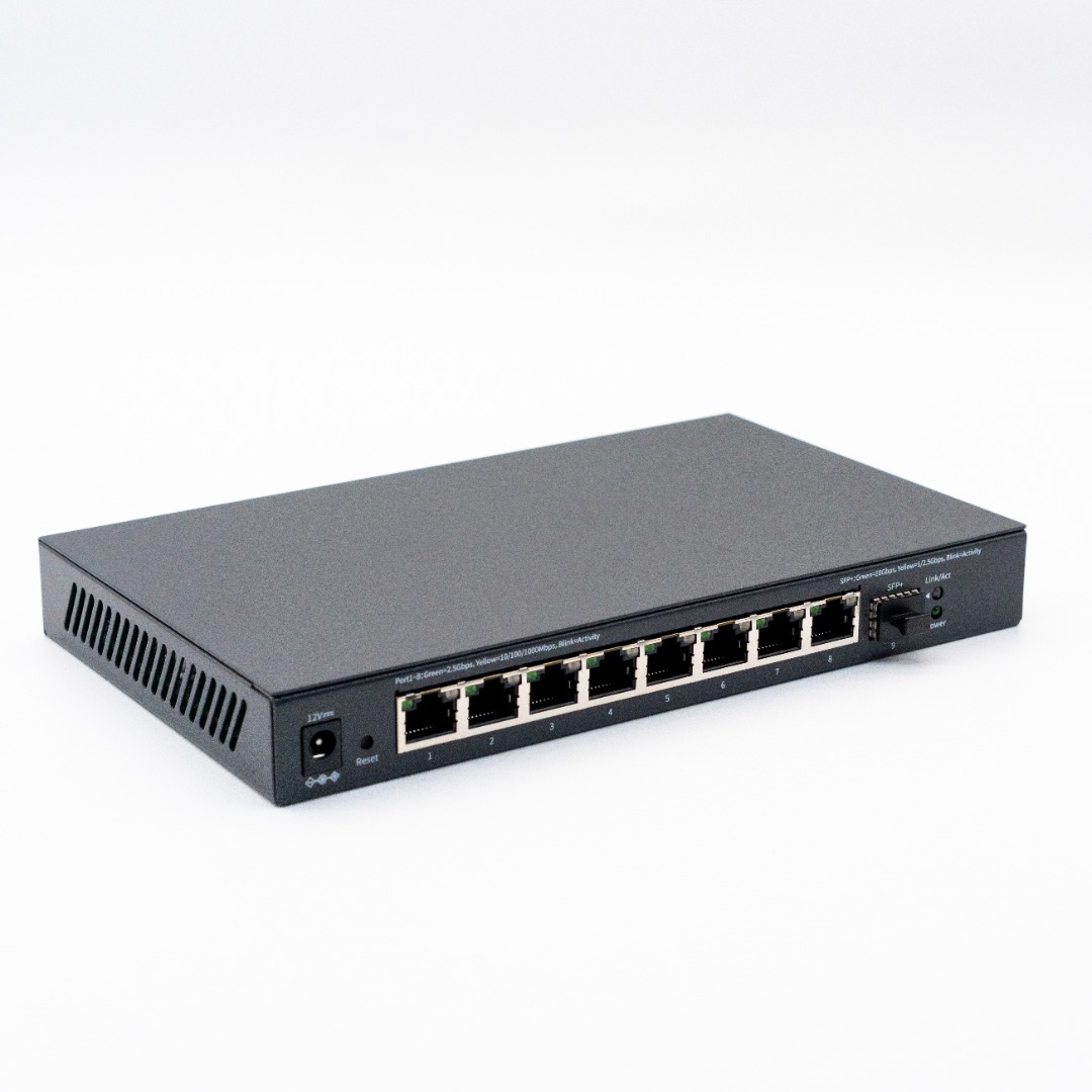 TP-Link Mercury SE109 Pro 9-Port 10GbE Managed Ethernet Switch | 10G ...
