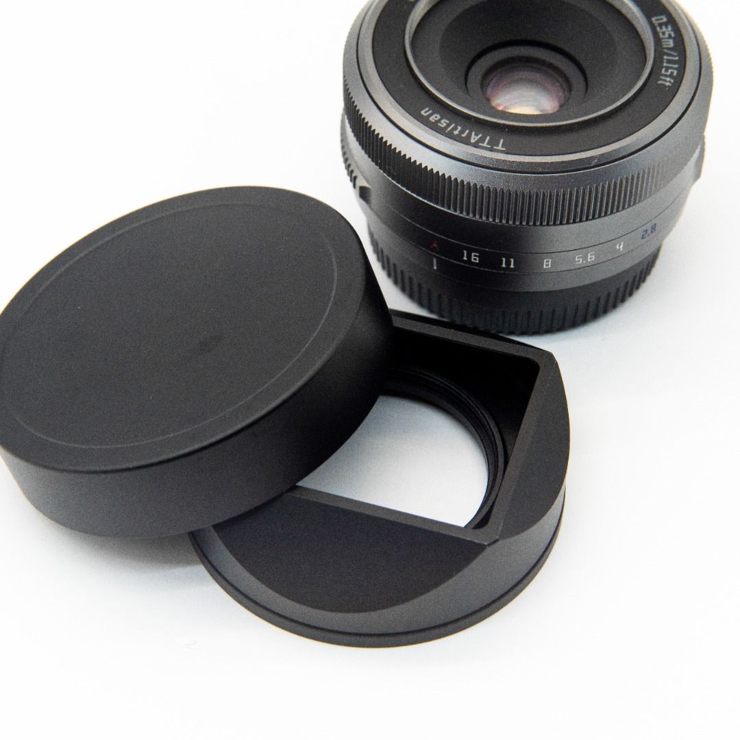 Custom CNC Square Lens Hood for TTArtisan 27mm F2.8 and Fuji Fujinon XF 27mm F/2.8, Photography ...