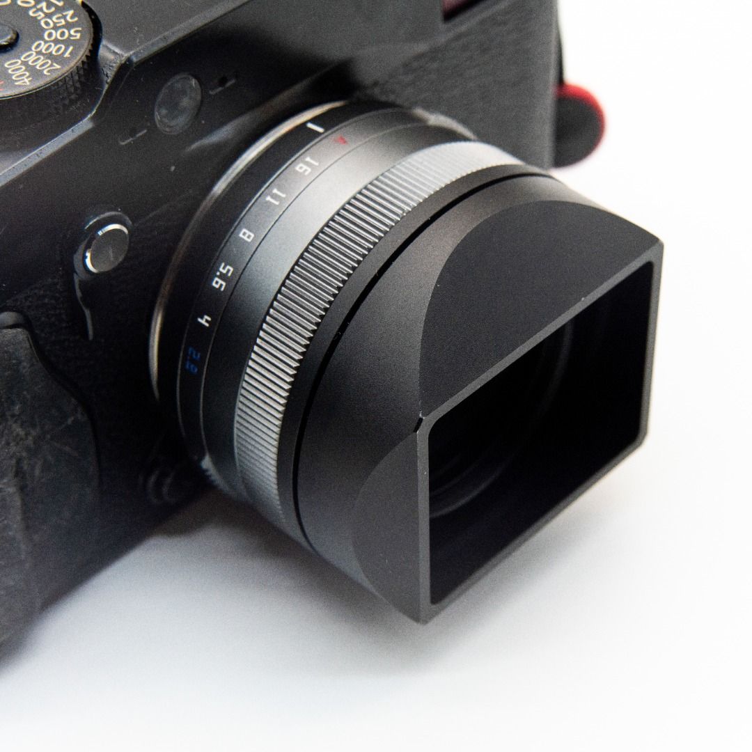 Custom CNC Square Lens Hood for TTArtisan 27mm F2.8 and Fuji Fujinon XF 27mm F/2.8, Photography ...