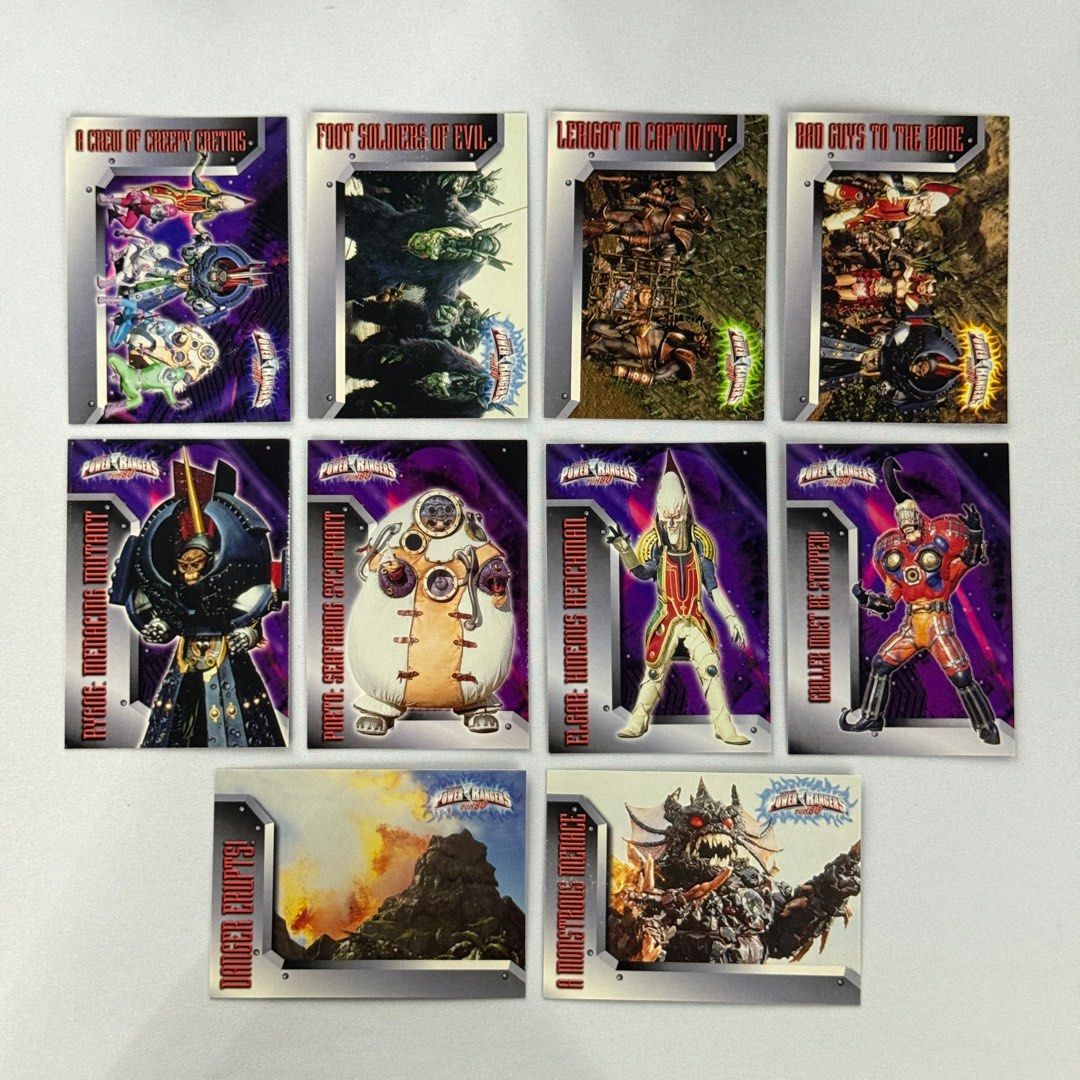 Upper Deck: Power Rangers Turbo Trading Cards (VERY RARE!) - Villians ...