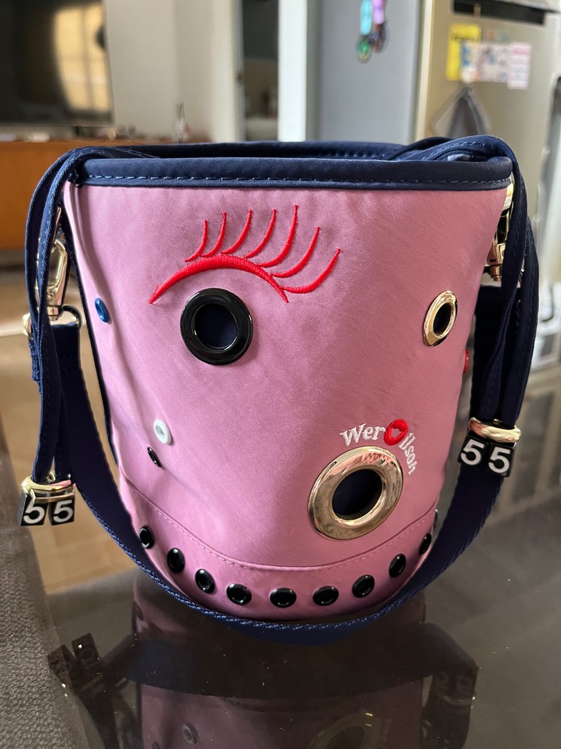 💚Wer Wilson cute bucket bag, Women's Fashion, Bags & Wallets, Tote Bags ...