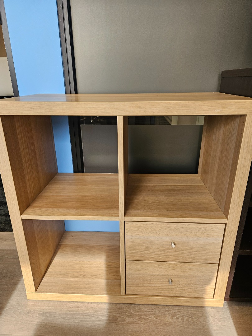 Wooden Storage Cube with Drawers, Furniture & Home Living, Furniture ...