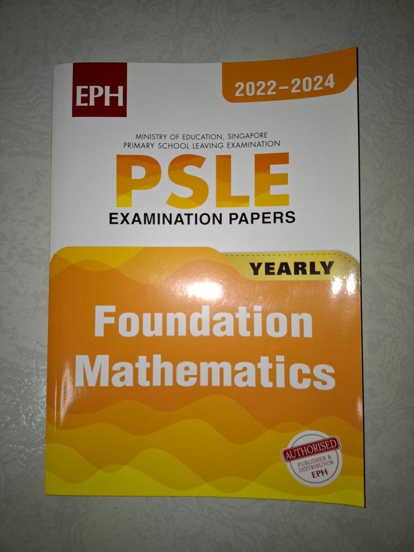 WTS PSLE Standard & Foundation Maths 2022-2024, Hobbies & Toys, Books ...