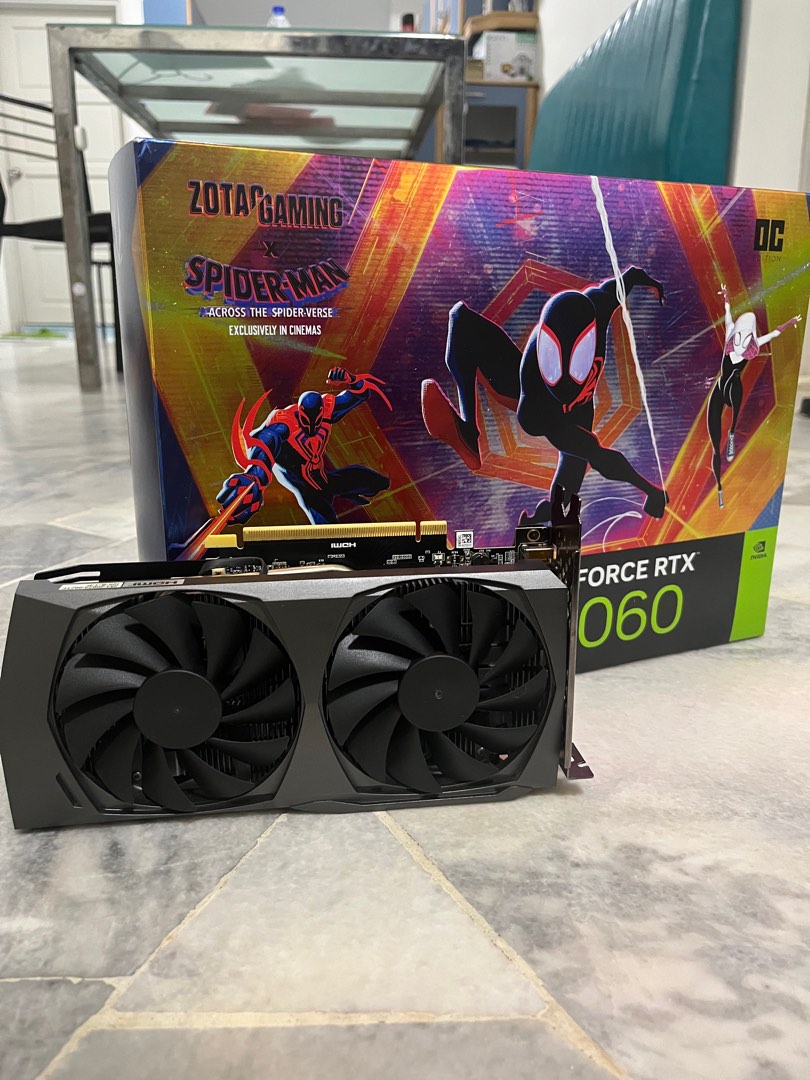 Zotac Nvidia RTX 4060 8GB OC Spiderman Edition, Computers & Tech ...