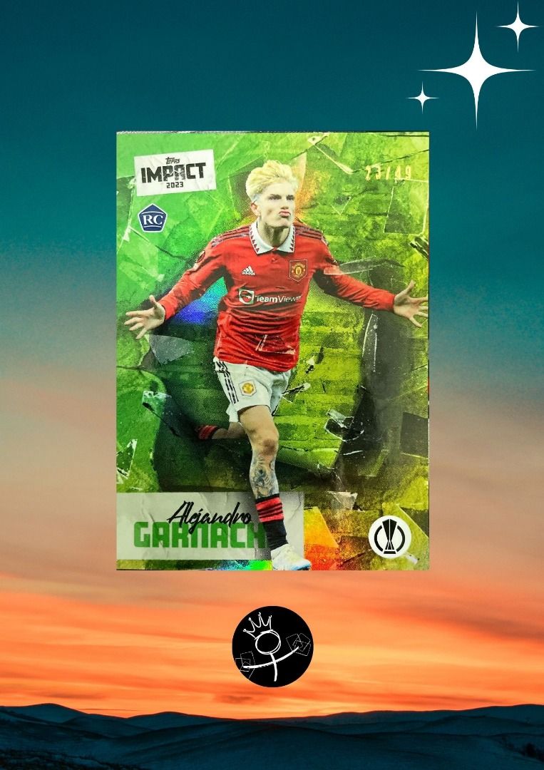 2023 Topps Impact Alejandro Garnacho RC 23/49, Hobbies & Toys, Toys ...