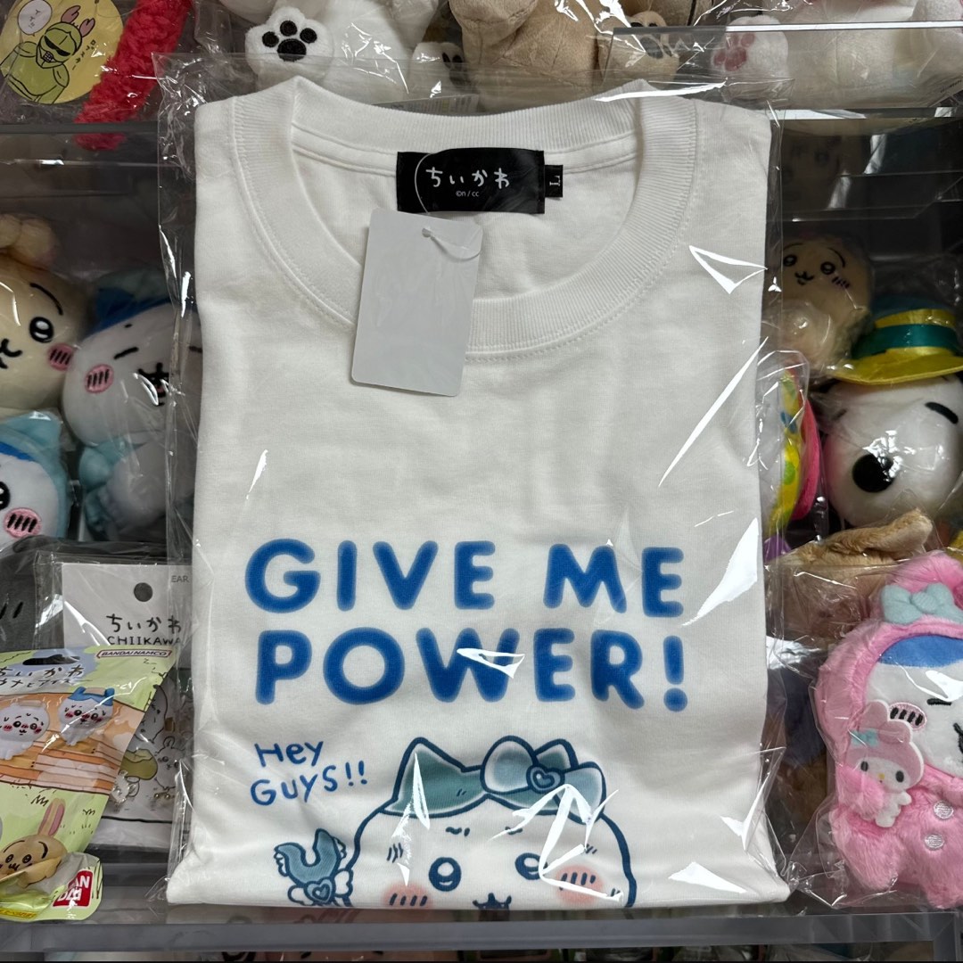 日版 Magical Chiikawa 小可愛 超魔法少女系列 T恤 - (白色)Hachiware 小八貓款 - L Size, 女裝 ...