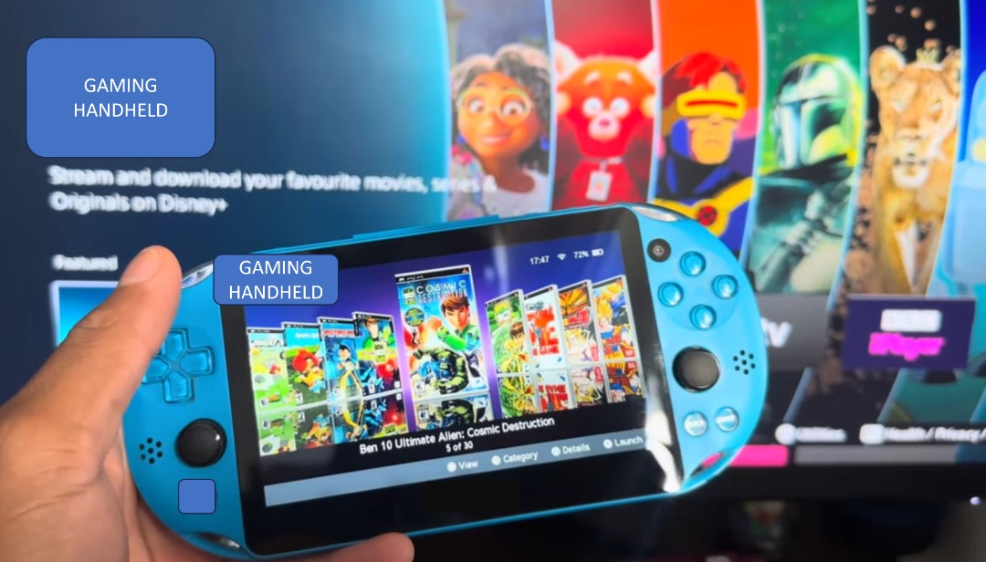 ** NEW - Modded gaming handheld console, Video Gaming, Video Game ...