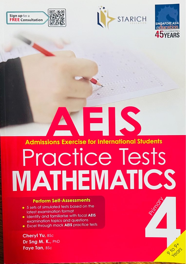 AEIS Practice Tests Mathematics Primary 4, Hobbies & Toys, Books ...